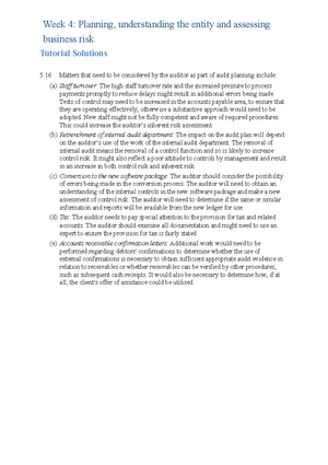 Audit Cheat Sheet Accounting - Mid Semester Test – Cheat Sheet Question ...