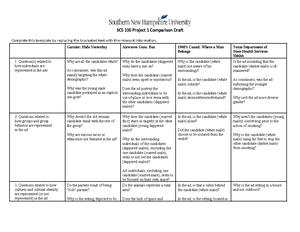 SCS 100 Comparision Draft - SCS 100 Project 1 Comparison Draft (2 ...