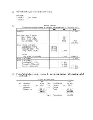 SOPL and SOFP(1) - template - Accounting I - MSU Malaysia - Studocu