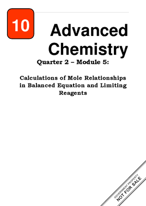 Q2 Module 4 Counting Atoms and Molecules - 1 | P a g e Advanced ...