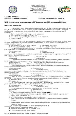 Group 13 Panimula - research topic that will help you with the ...