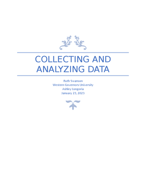 Identifying and evaluating Data Sources D179 Task 1 -Passed - Identifying and Evaluating Data ...