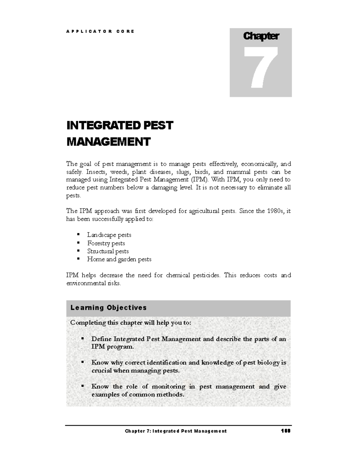 Env protection pesticides business manuals applic chapter 7 ...