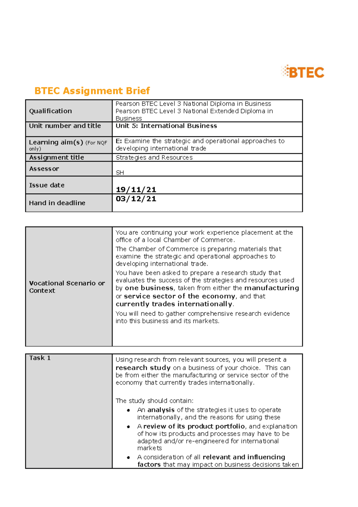 Strategies and Resources for International Trade Study - Studocu