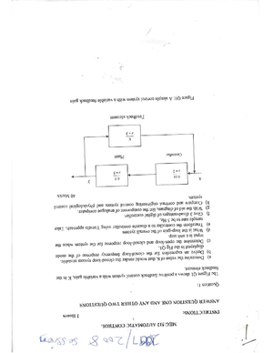 MEG 512 - Lecture 1 - 1 Introduction Control engineering is a part of ...
