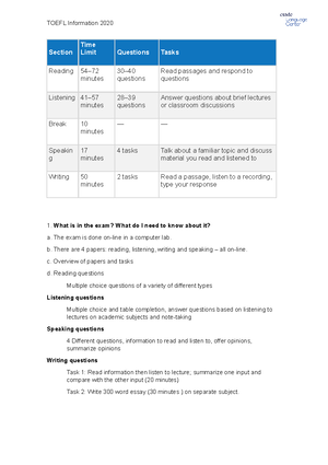Toefl Templates MIONffd - TOEFL WRITING TEMPLATES TASK 1: INTEGRATED ...