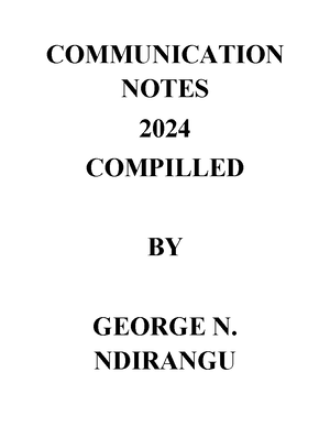 Prog - coding summarised notes - Programmin g Notes compiled by George ...