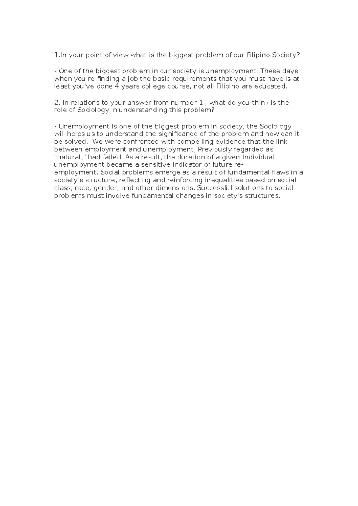 Forum 1 - It will help with your homework :)) - 1 your point of view ...