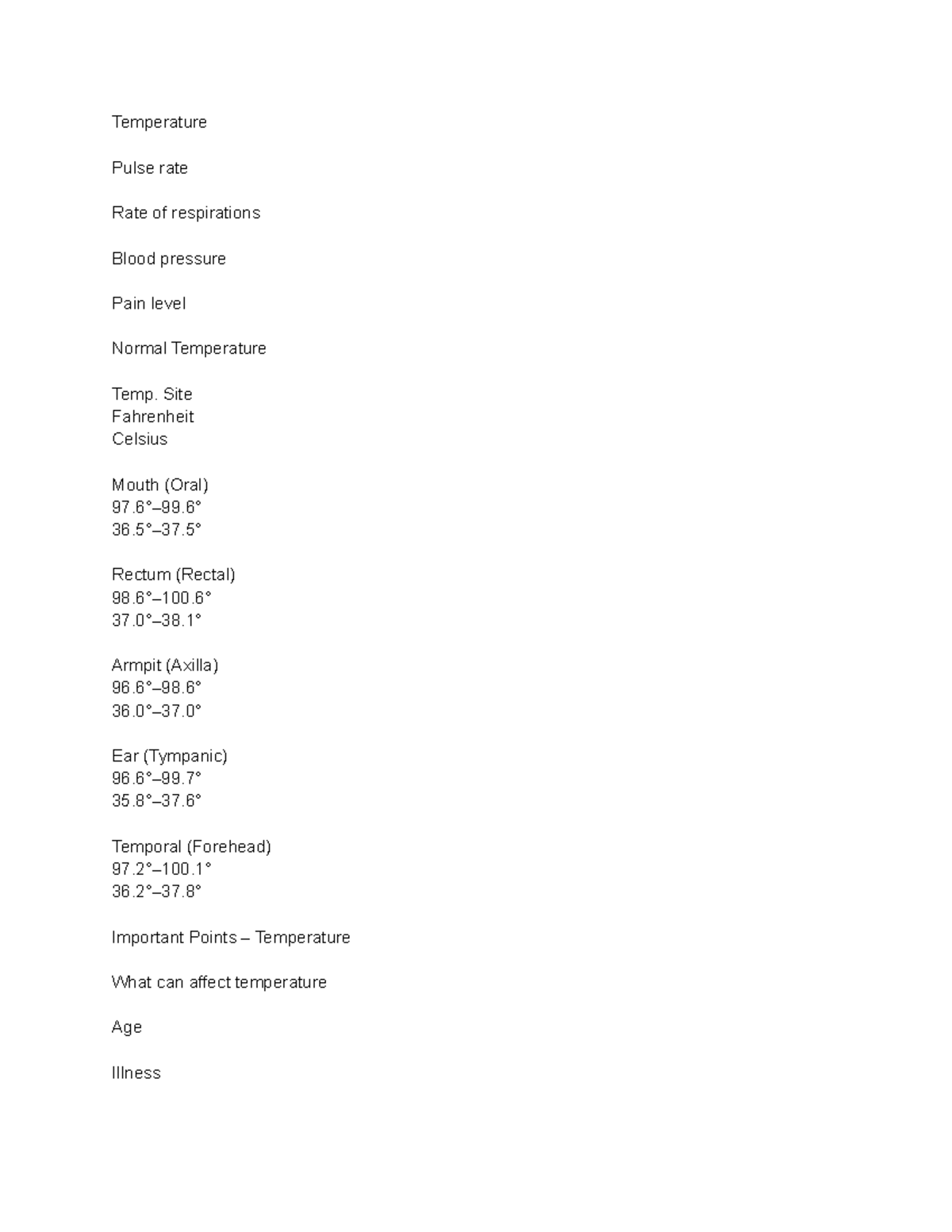 Cna chapter 14 - lecture notes to help pass exam and study ...