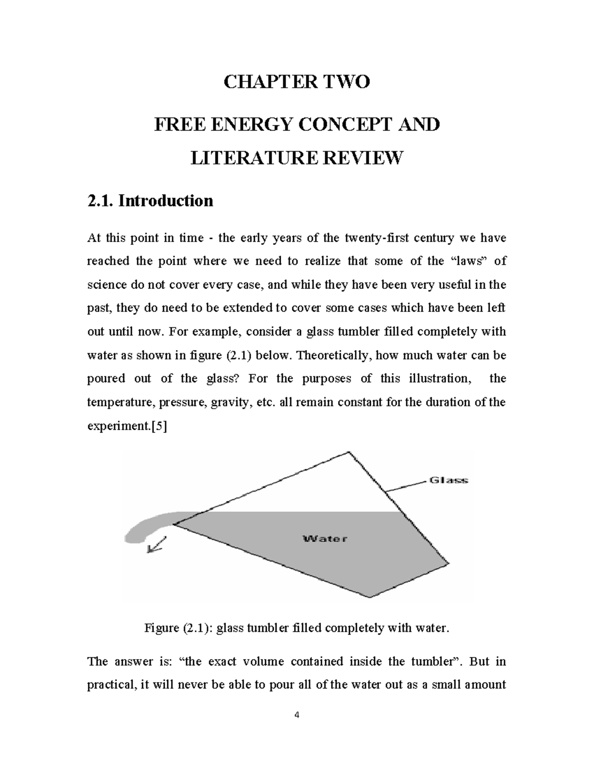 Chapter Two - Research Notes - CHAPTER TWO FREE ENERGY CONCEPT AND ...