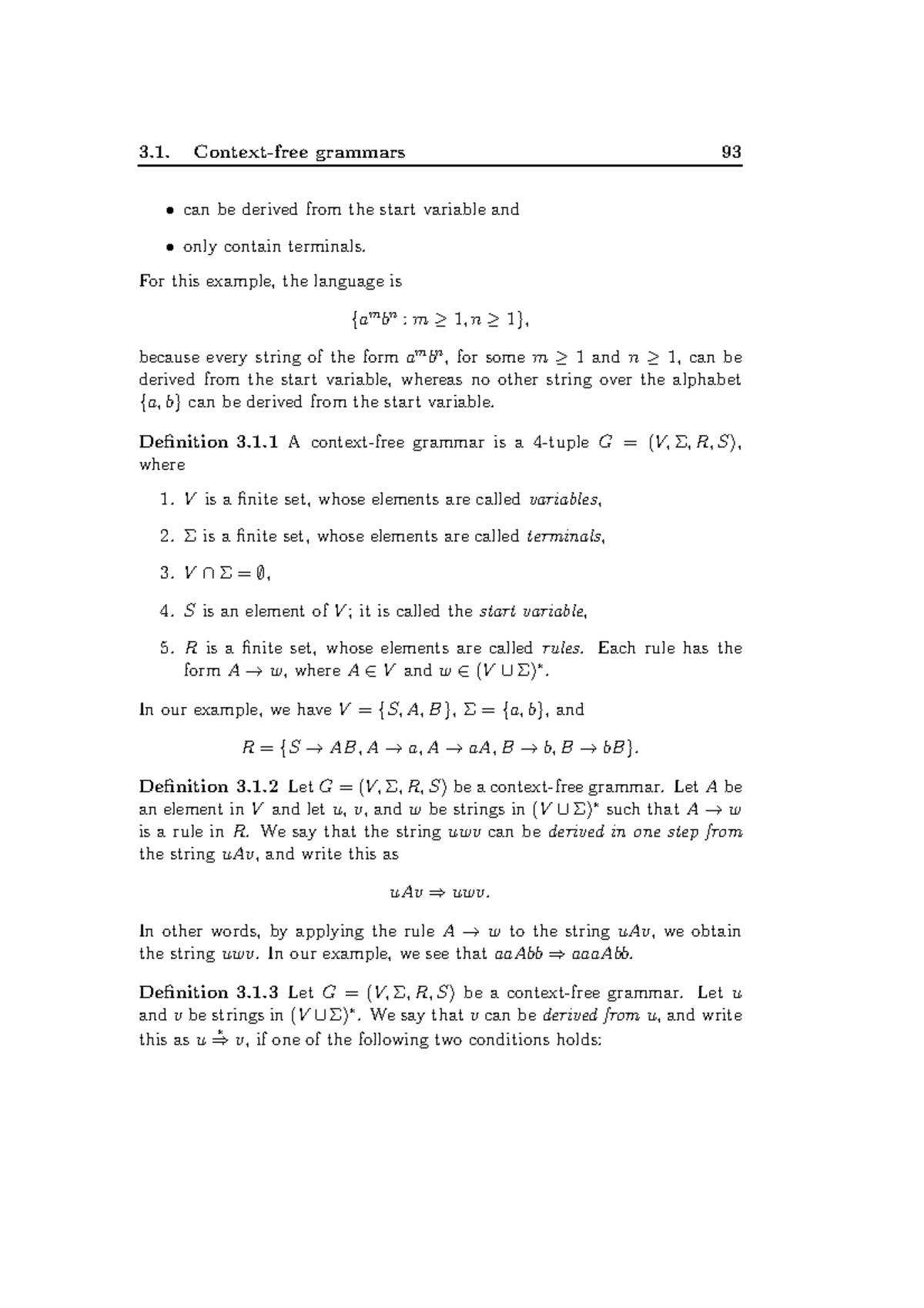 Theory Of Computation-101-150 - Context-free grammars 93 " can be ...