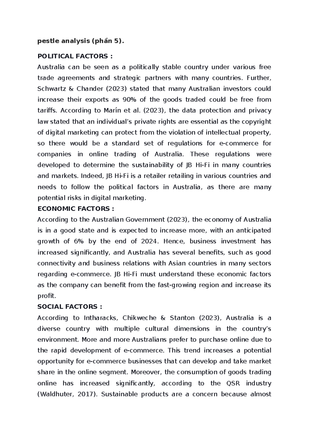 Pestle analysis - its about strategic plan - pestle analysis (phần 5 ...