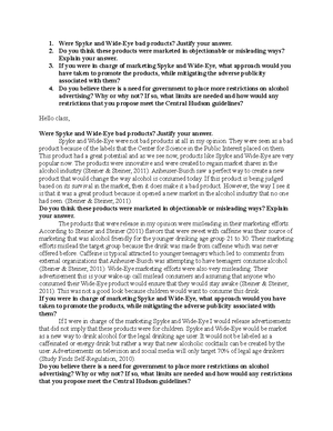 8-1 Short Paper MBA690 - 8-1 Short Paper: Outline of Business ...