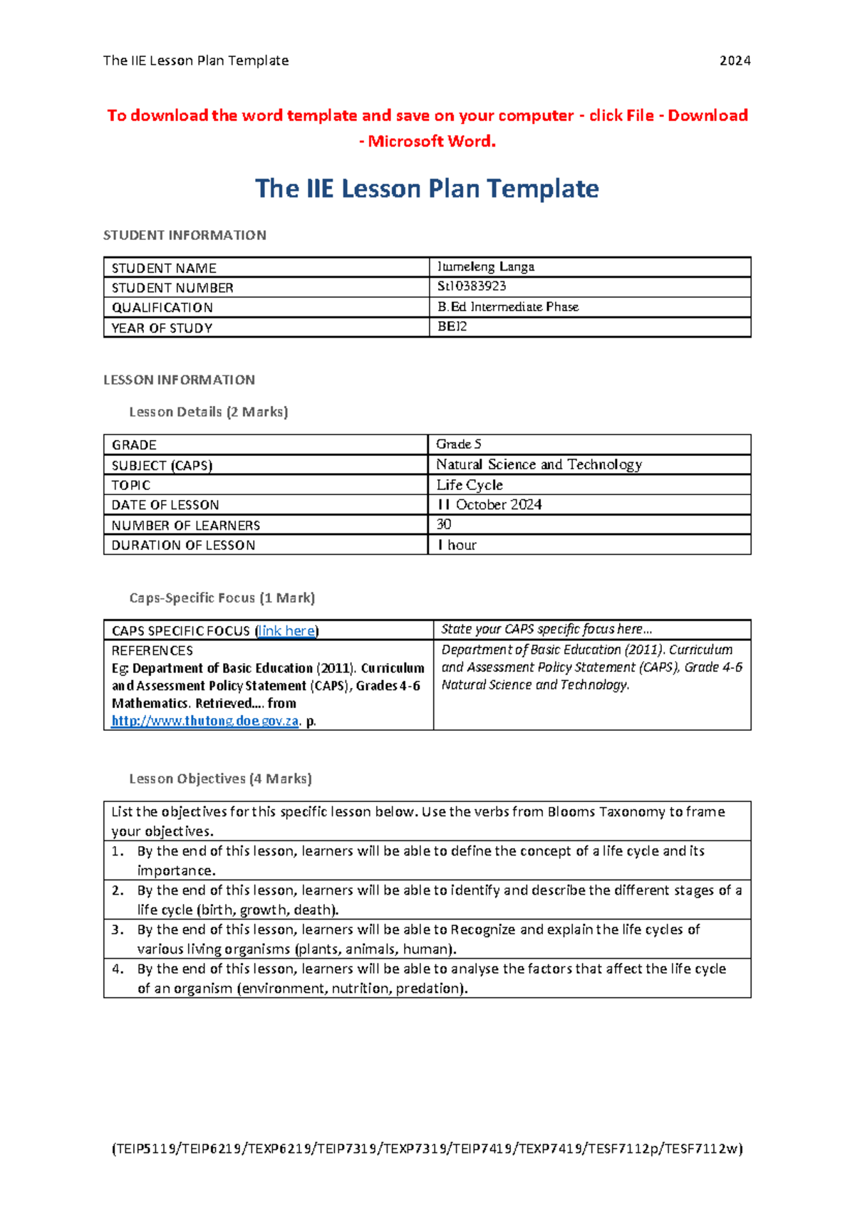 ICE Task 4 Template - Very helpful and easy to understand content - To ...