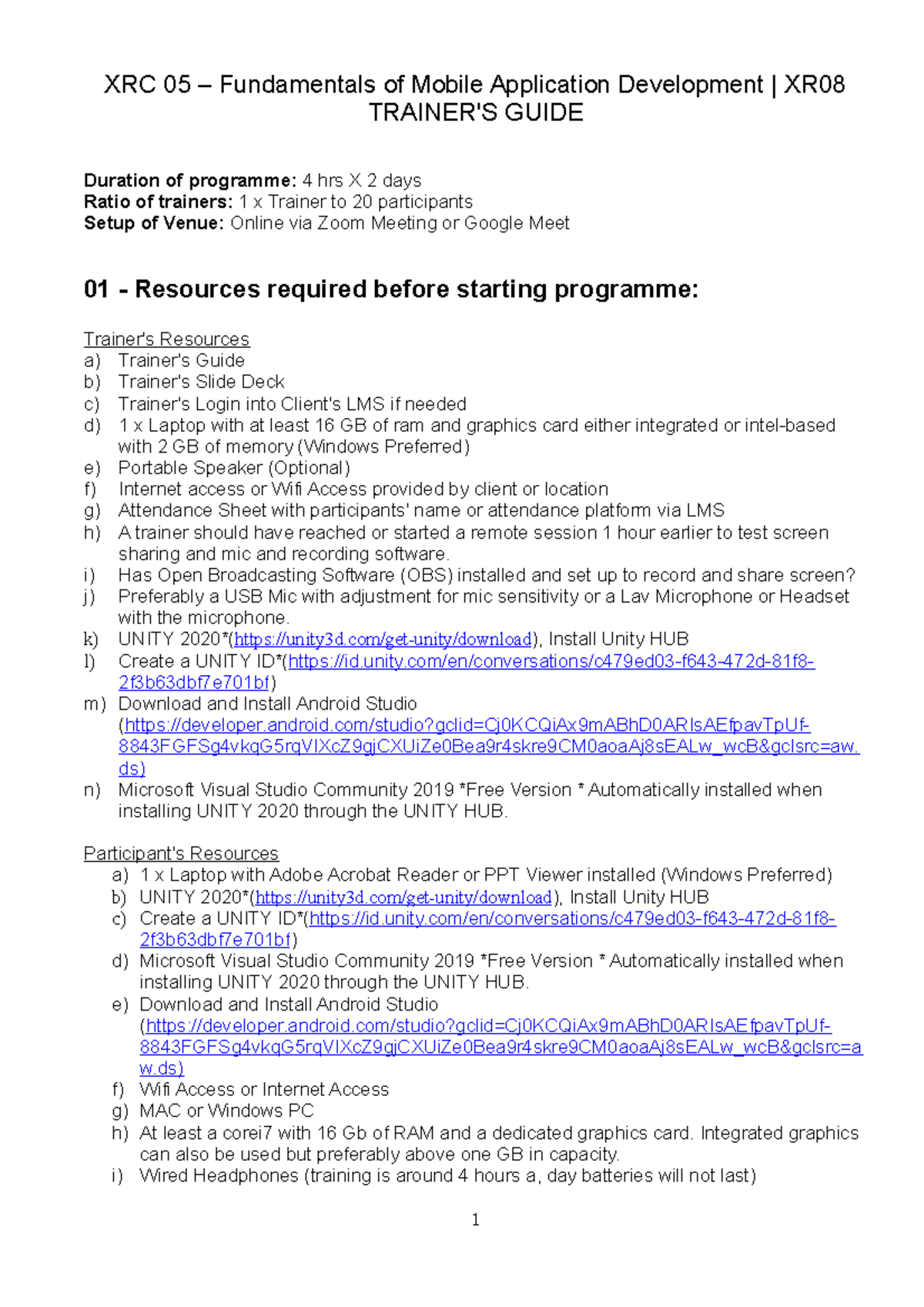 XRC 05 Fundamentals of Mobile Application Dev Trainer Guide XR08 - XRC ...