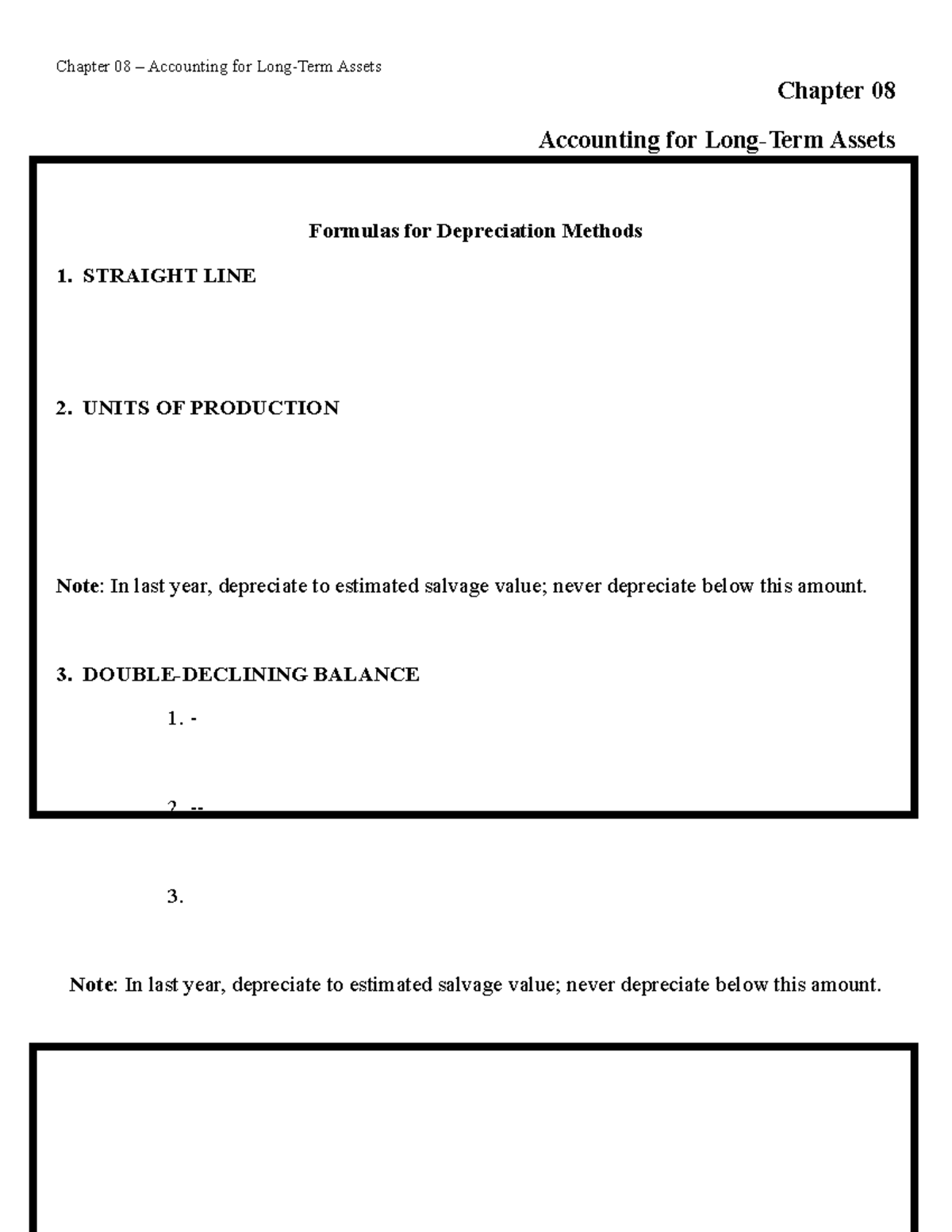 Chap008 - Handout Solutions - Chapter 08 Accounting for Long-Term ...