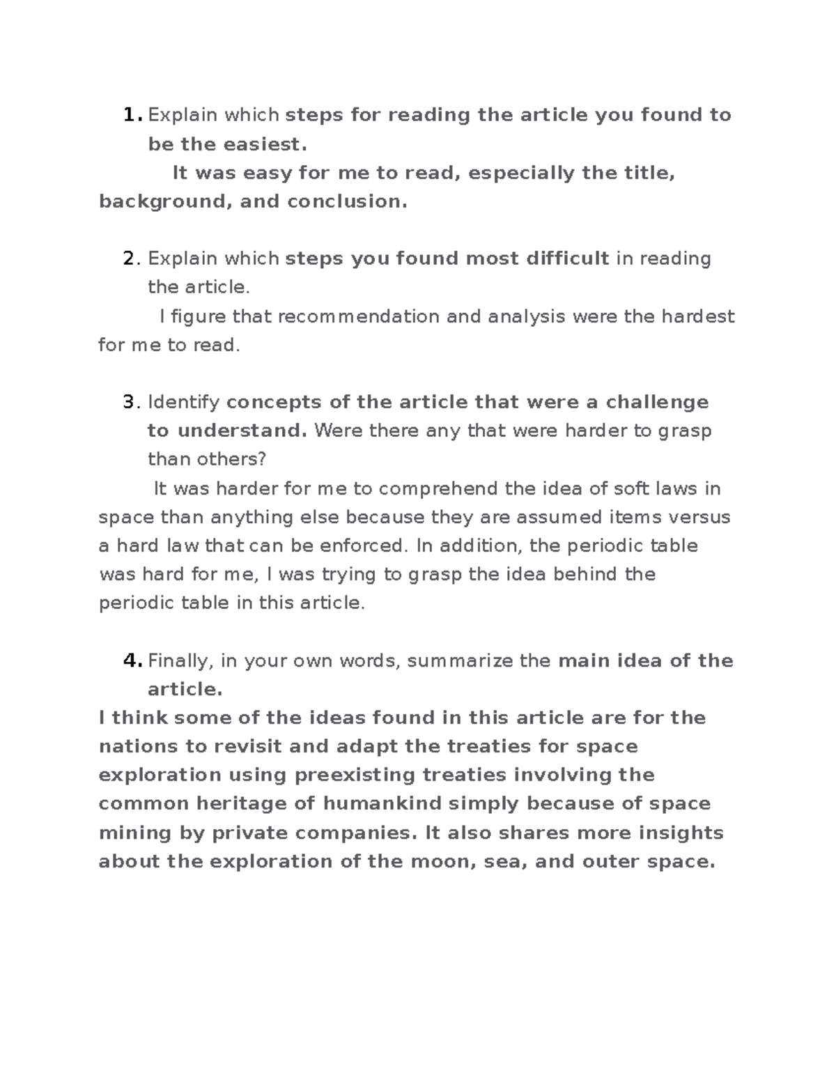 Perpsective in liberal art module 2-2 - Explain which steps for reading ...