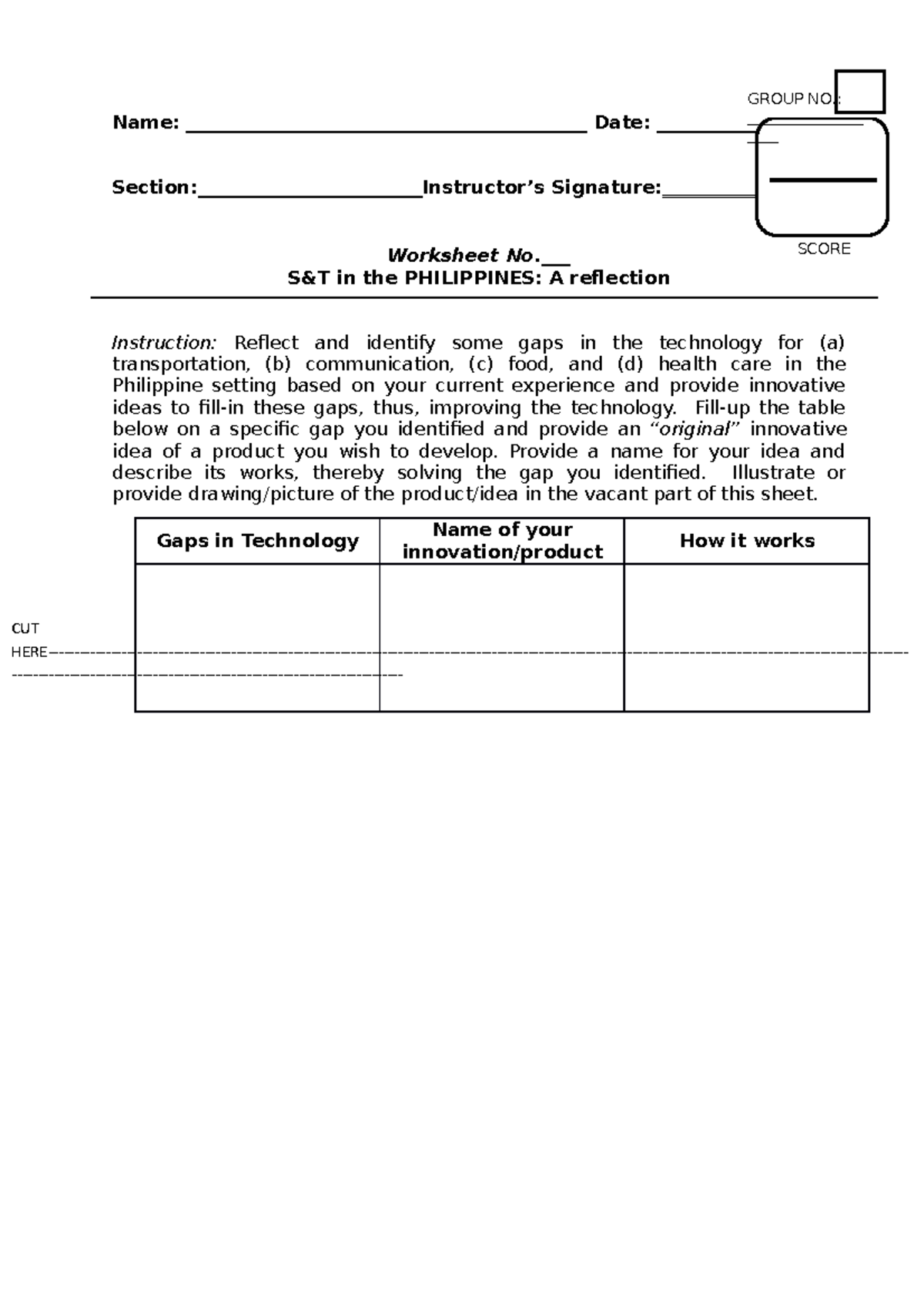 Worksheet 3 - assignment - Name ...