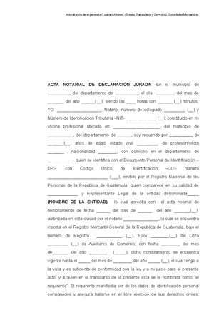 Modelo-de-Declaracion-Administrativa- Simple-Sociedad - Declaración ...