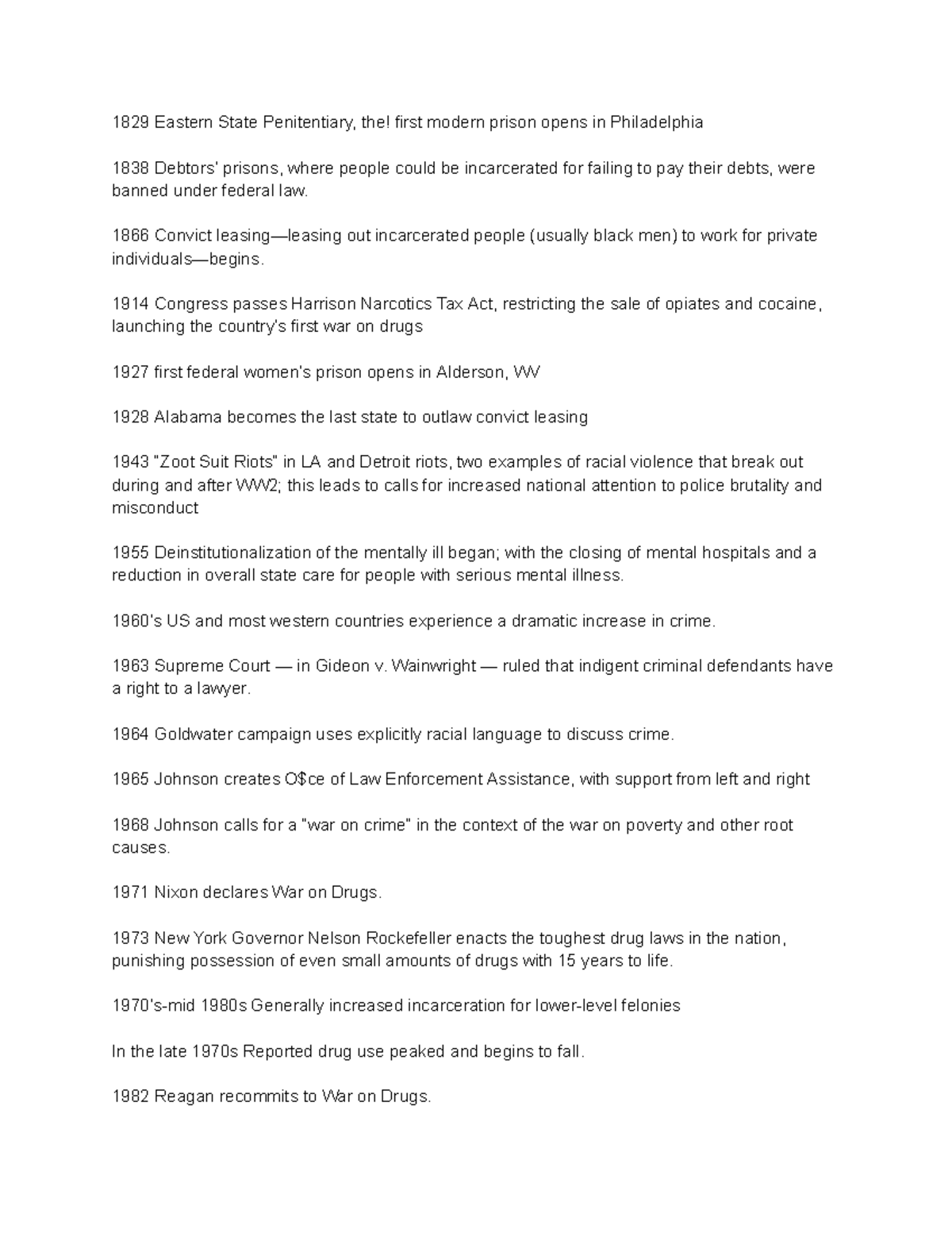 History of U.S. Prisons - 1829 Eastern State Penitentiary, the! first ...