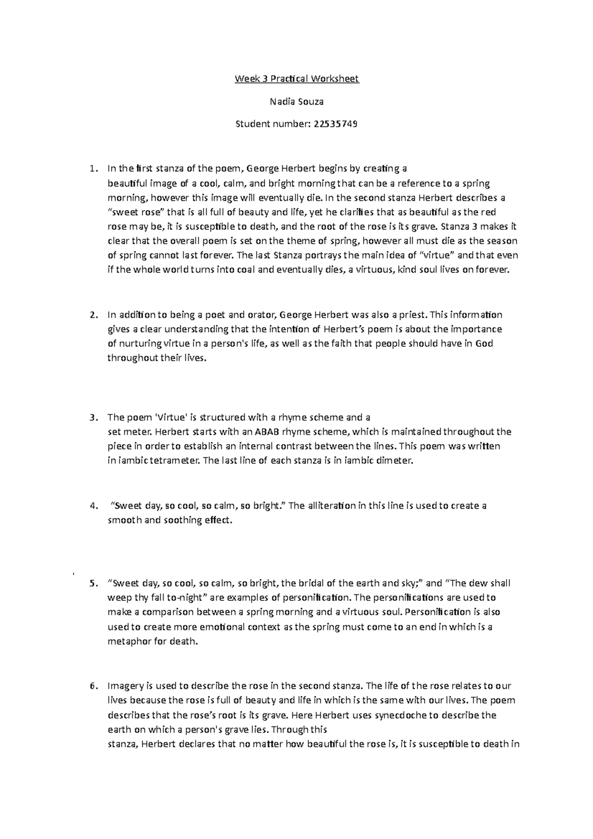 Week 3 worksheet practical 2022 - Week 3 Practical Worksheet Nadia ...