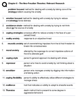 Chapter 3 - The Psychoanalytic Approach: Freudian Theory, Application ...