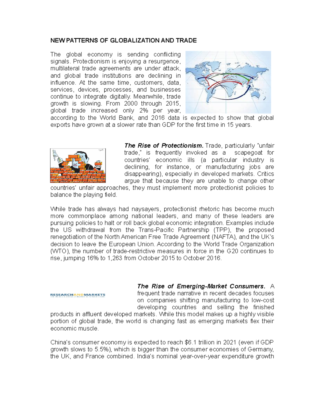 Globalization and Business Administration - NEW PATTERNS OF ...