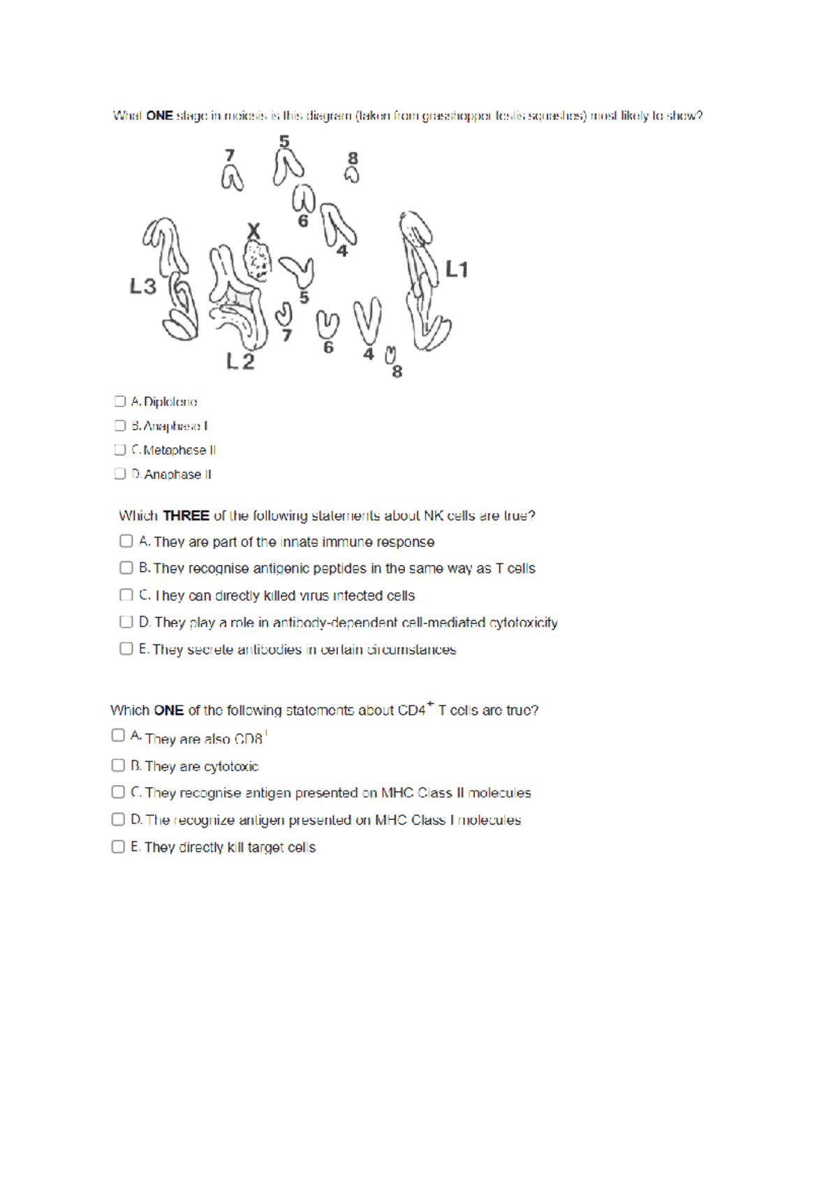 CBG full module MCQs 3 - Studocu