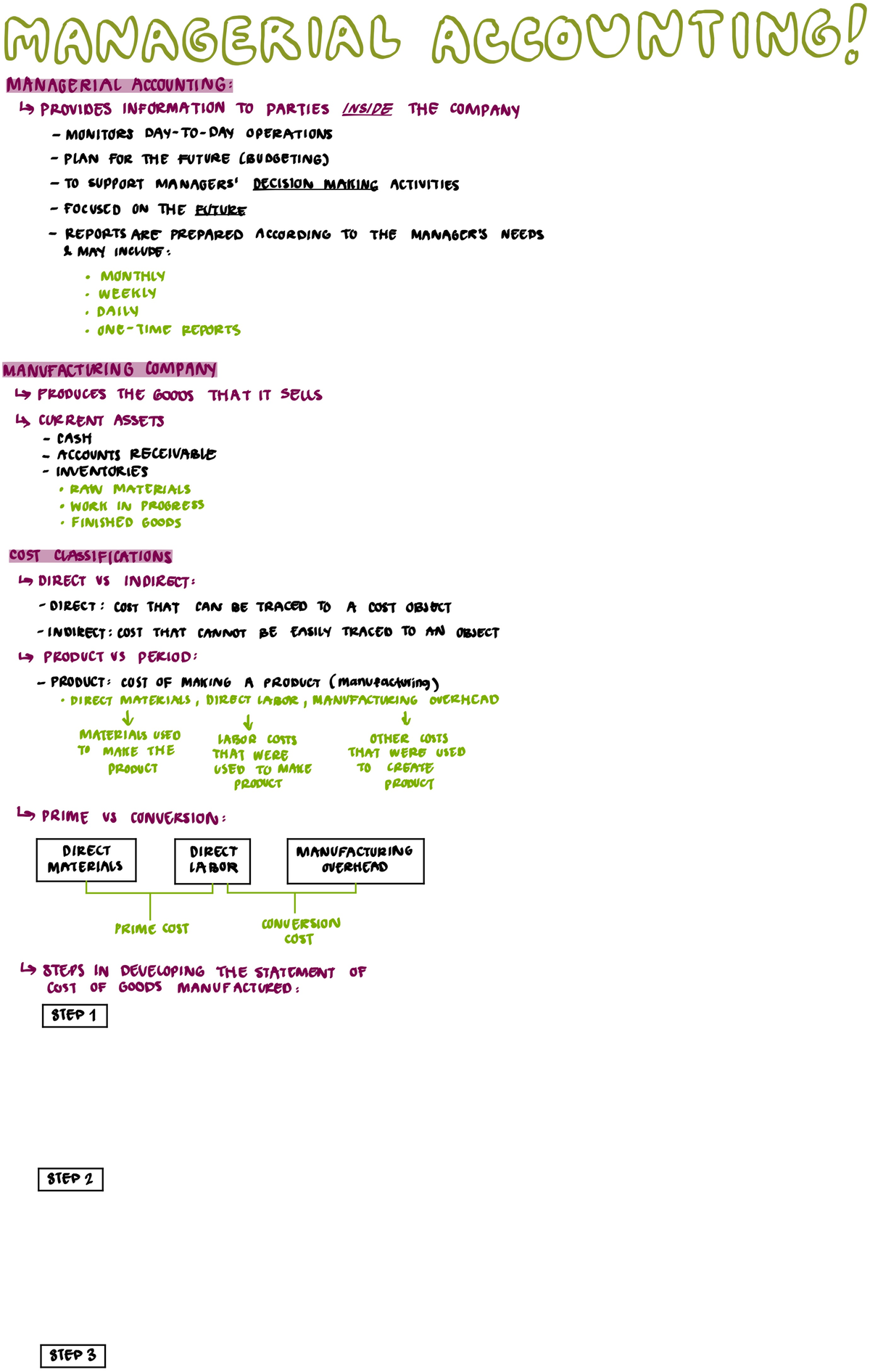 Accounting 2 Managerial Account - MANAGERIAL ACCOUNTING! MANAGERIAL ...
