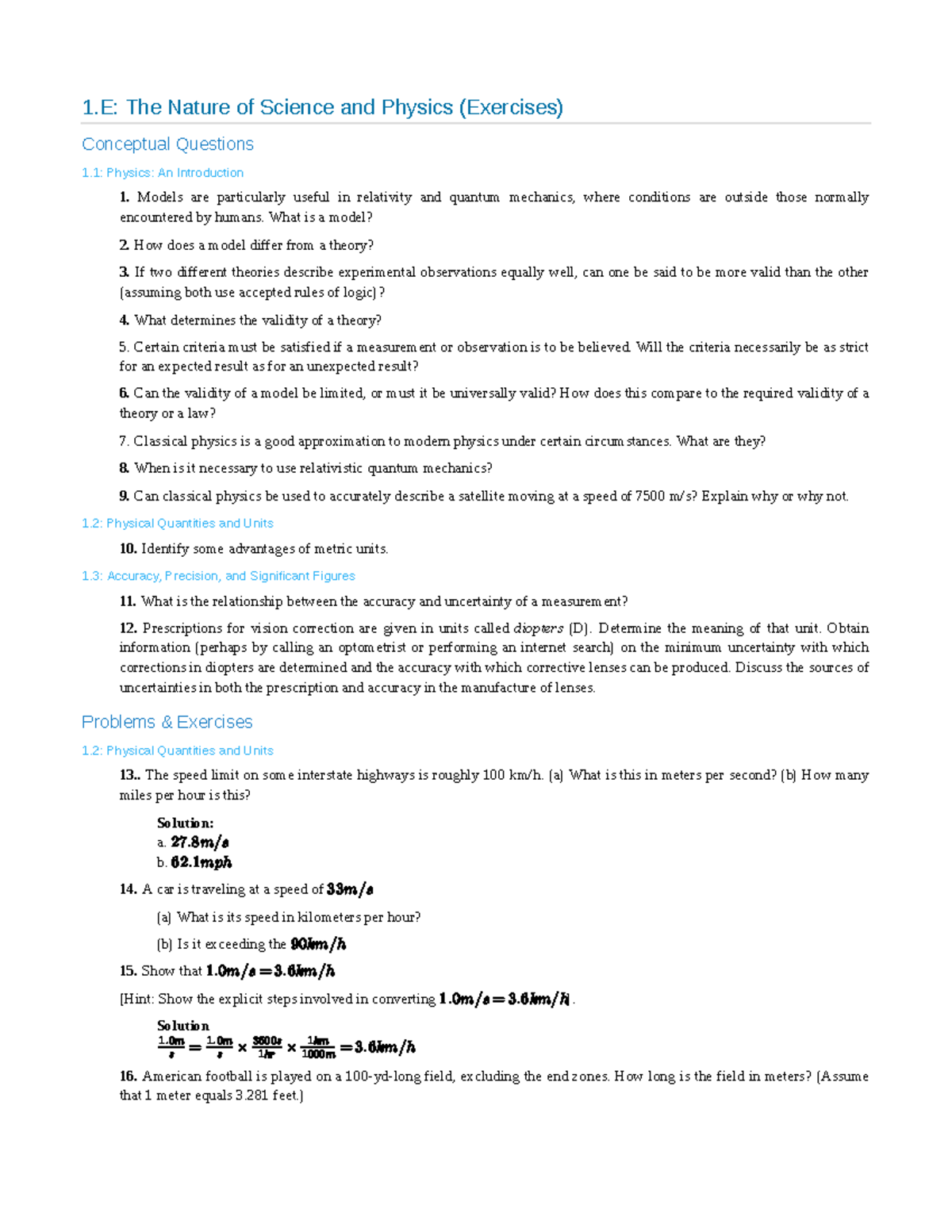 1.E The Nature of Science and Physics (Exercises) - 1: The Nature of ...