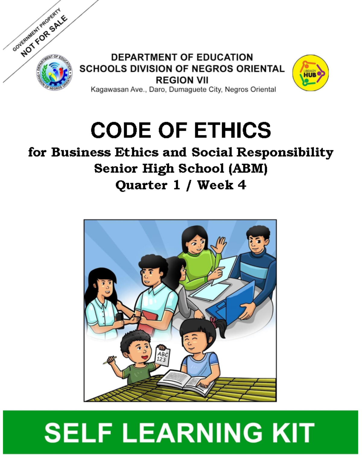 Math 12-ABM BESR-Q1-Week-4 - CODE OF ETHICS for Business Ethics and ...