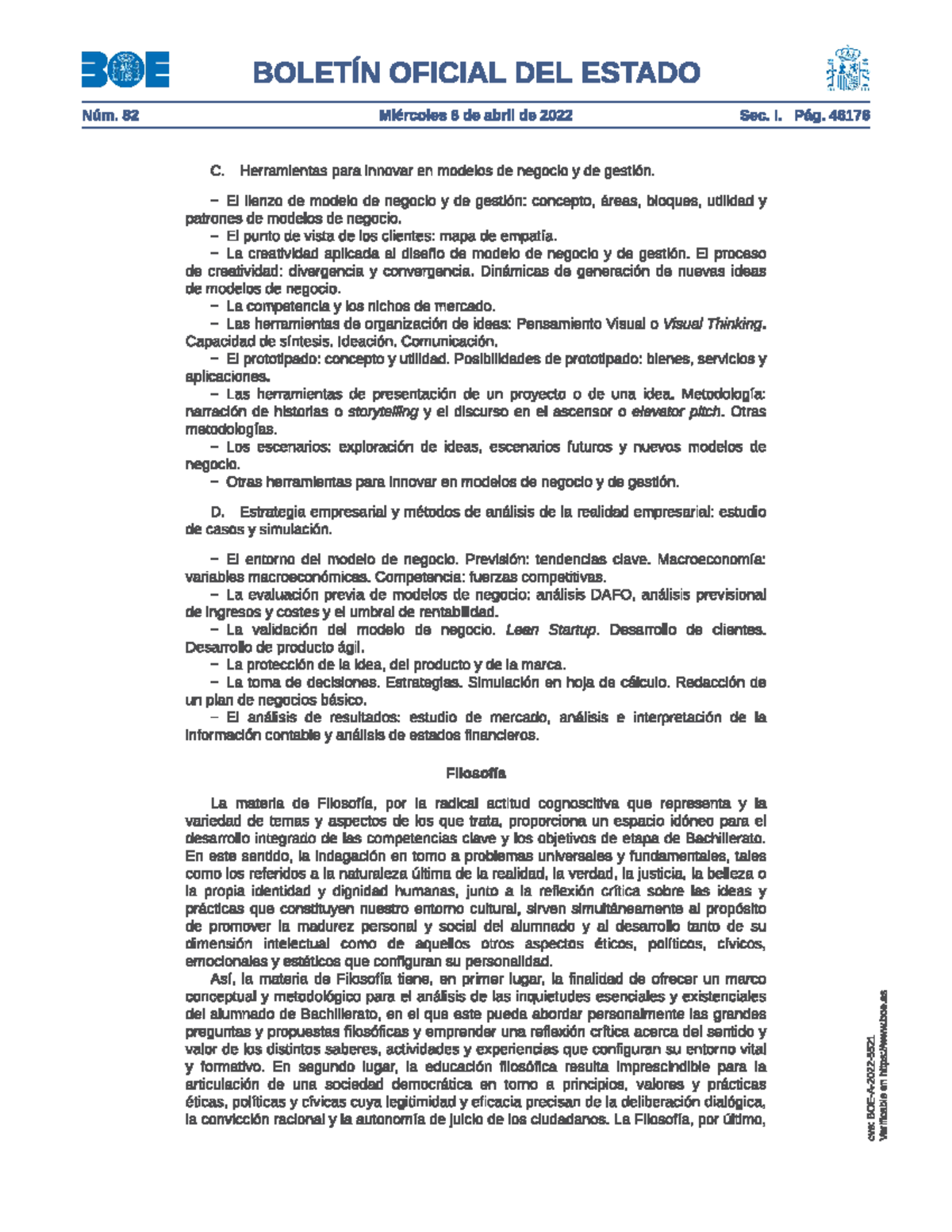 25092023 2014 39 Filosofía RD243-2022 - TE 602 - Studocu