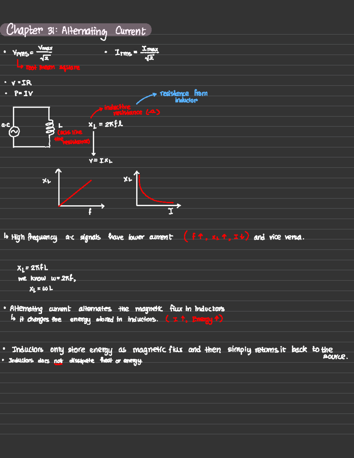 Alternating Current - ####### Chapter 31: Alternating Current · Vmax ...