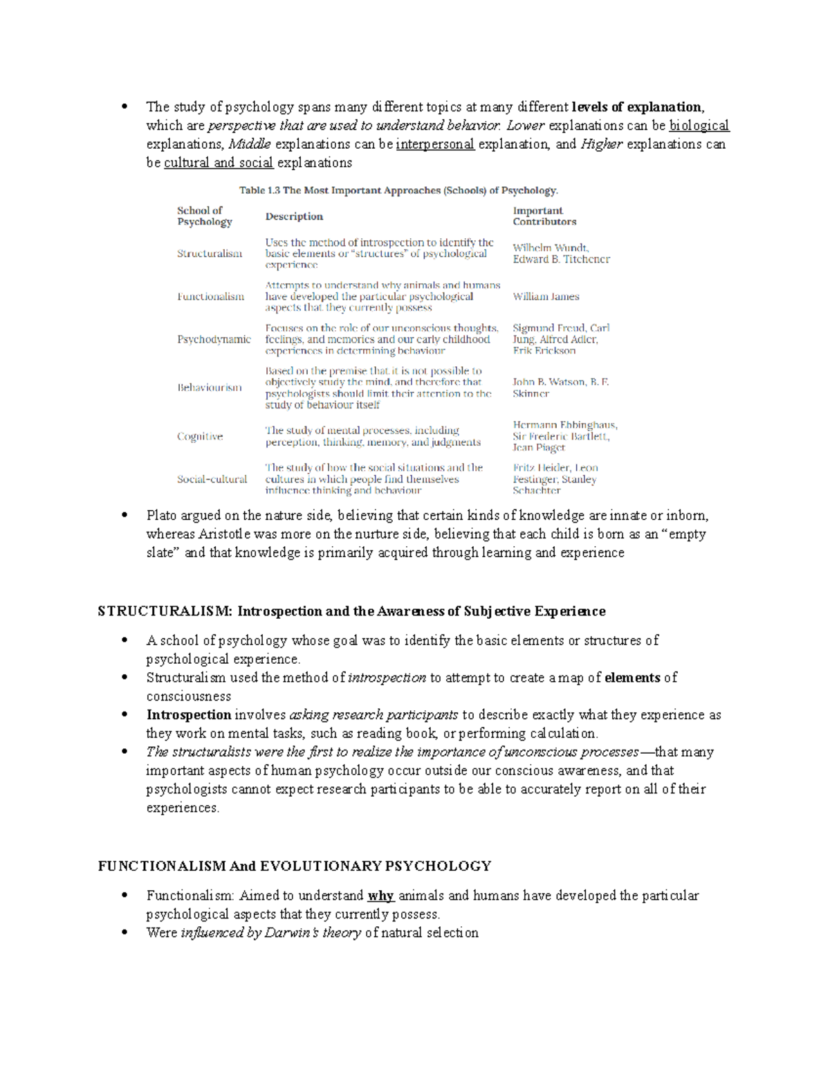 Chapter 1 and 2 - James Reichert Lecture Notes - The study of ...