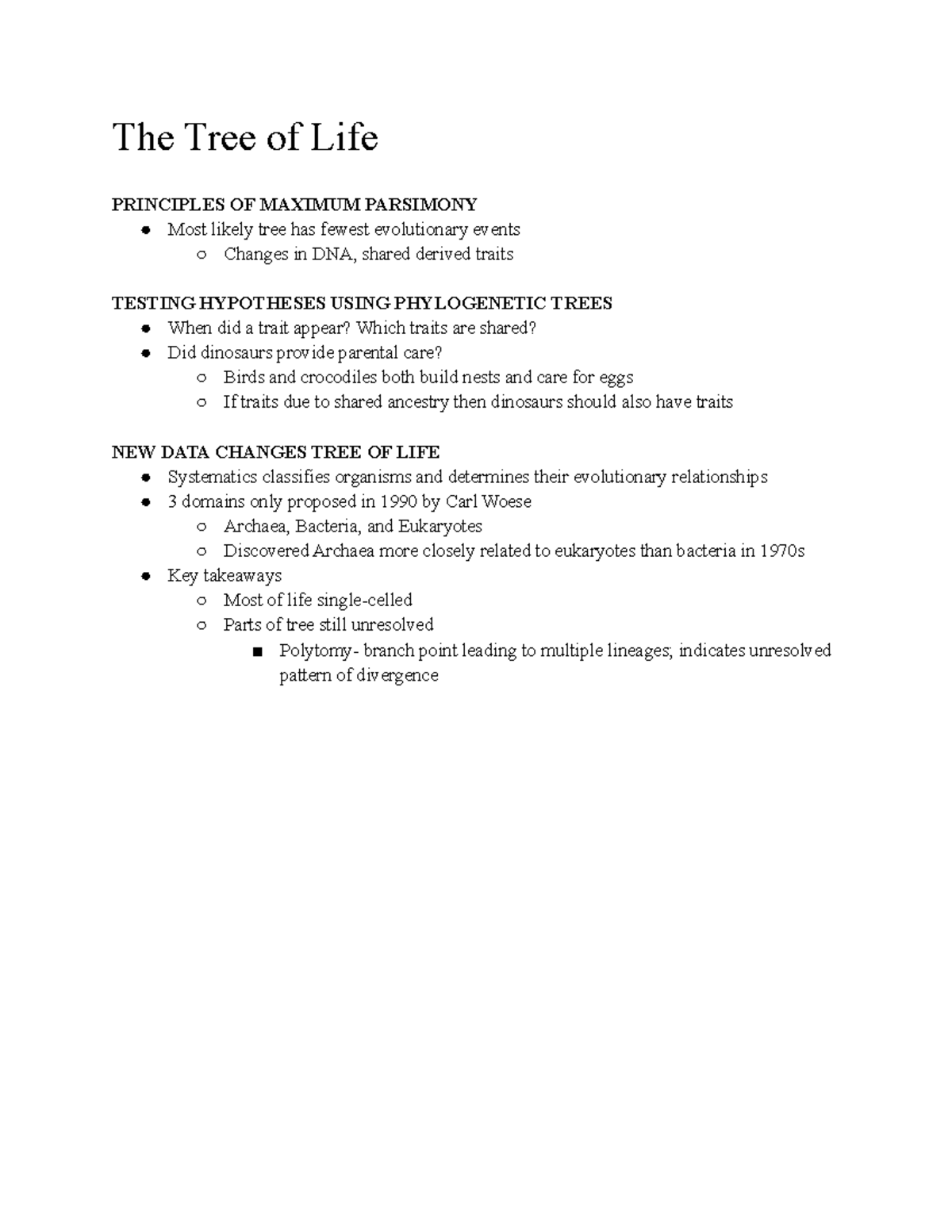 The Tree of Life - Learning about the tree of life - The Tree of Life ...