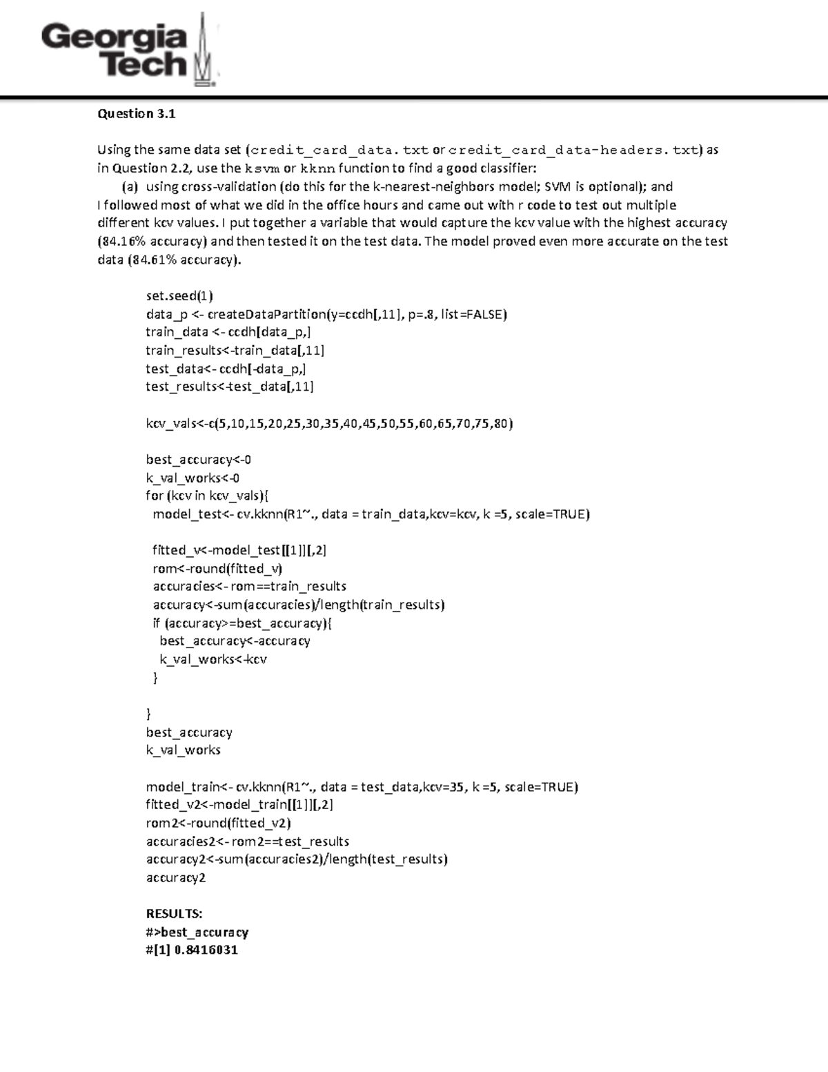 HW2 - homework 2 - Question 3. Using the same data set (credit_card_data or - Studocu