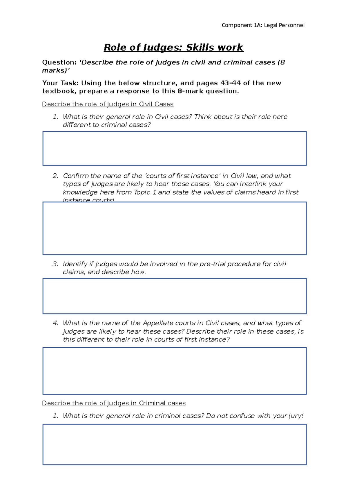 Role of Judges skills work student handout 46fdd4daff6e145478849 ...