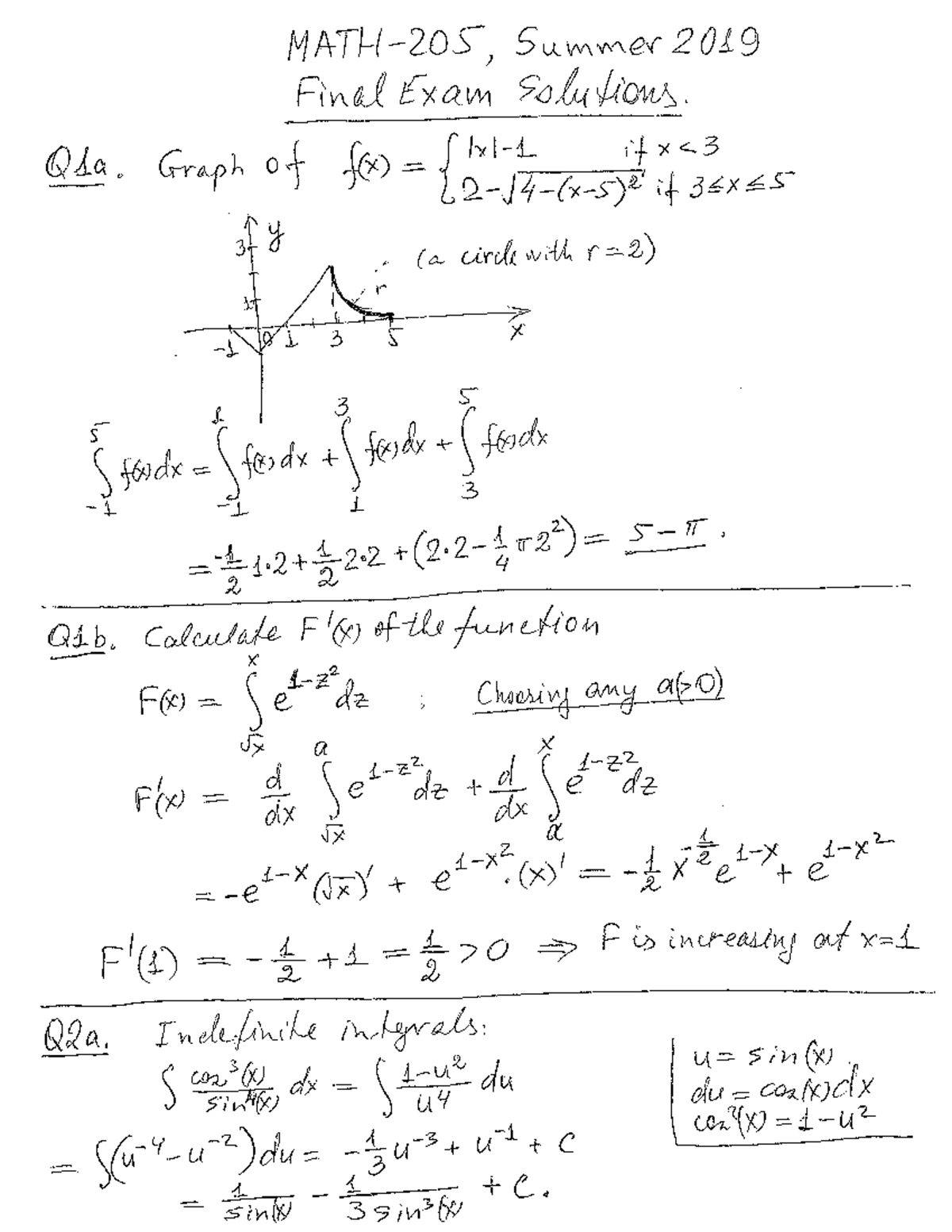 Final 25 July 2019, answers - MATH 205 - Studocu