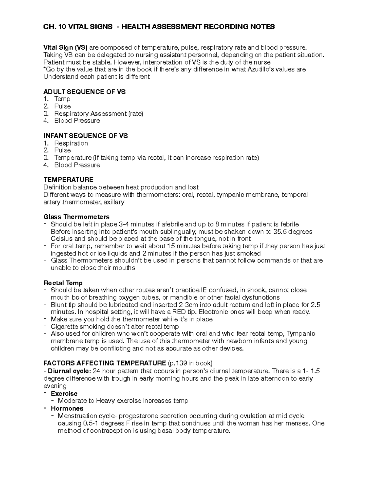 CH 10 Vital Signs - Marjory Kathleen Fleming - HA PDF - Vital Sign (VS ...