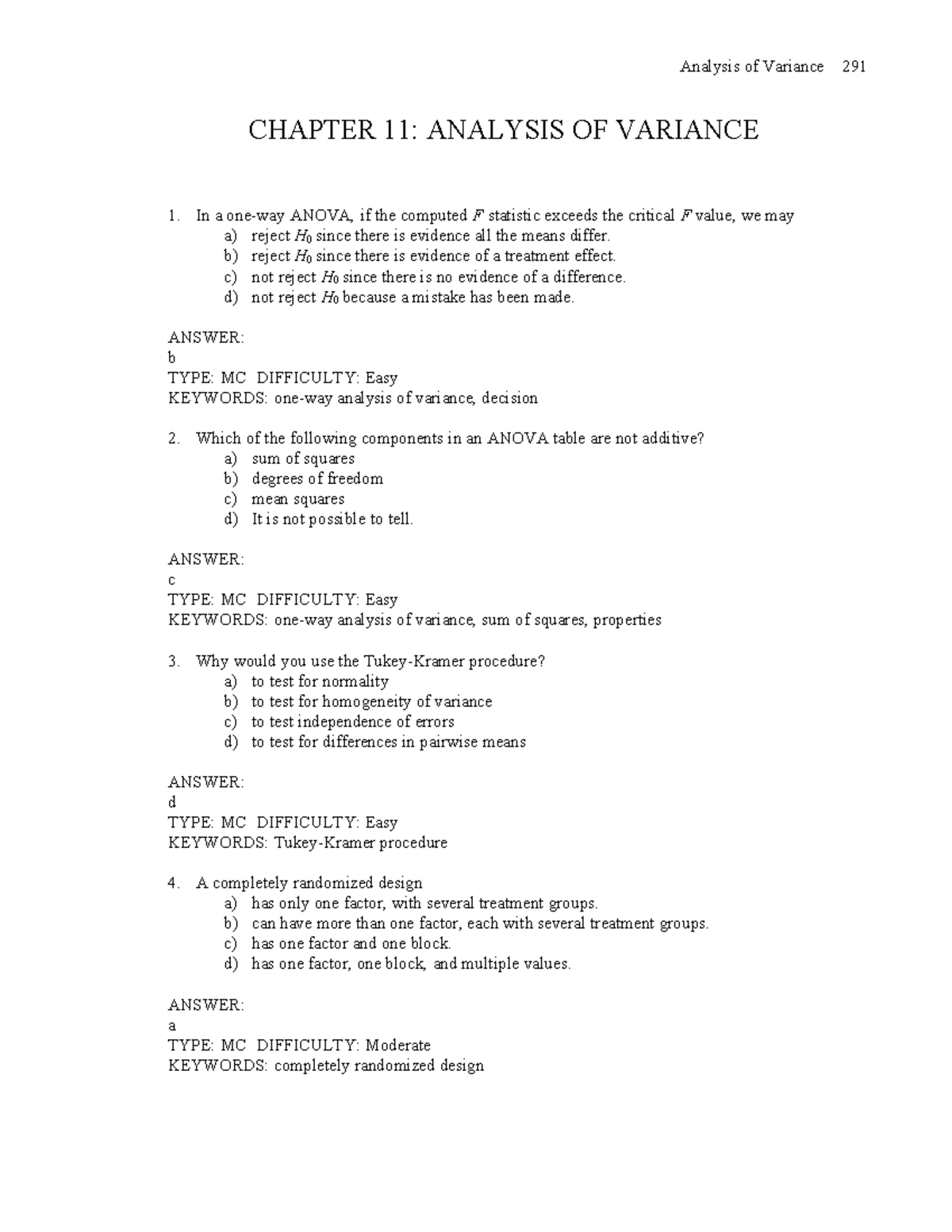 330998936-Statistical-Variance-Analysis-doc - CHAPTER 11: ANALYSIS OF VARIANCE In a one-way ...