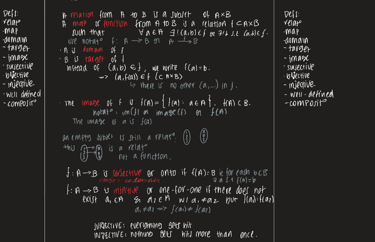 Types of functions and definitions - Math 235 - Studocu