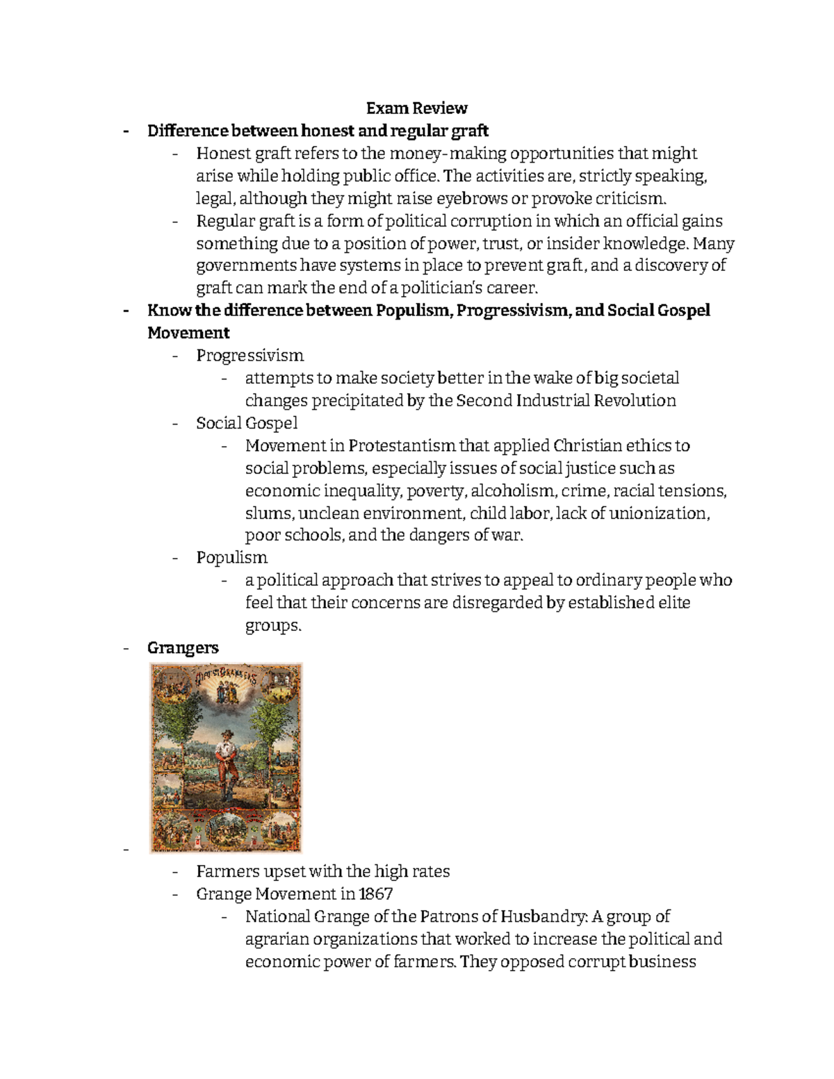 Exam Review - Detailed notes on early American Imperialism. - **Exam ...