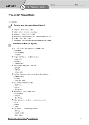 05Network 1 Mod2 TL2 - Network 1º ESO Module 2 - VOCABULARY AND GRAMMAR ...