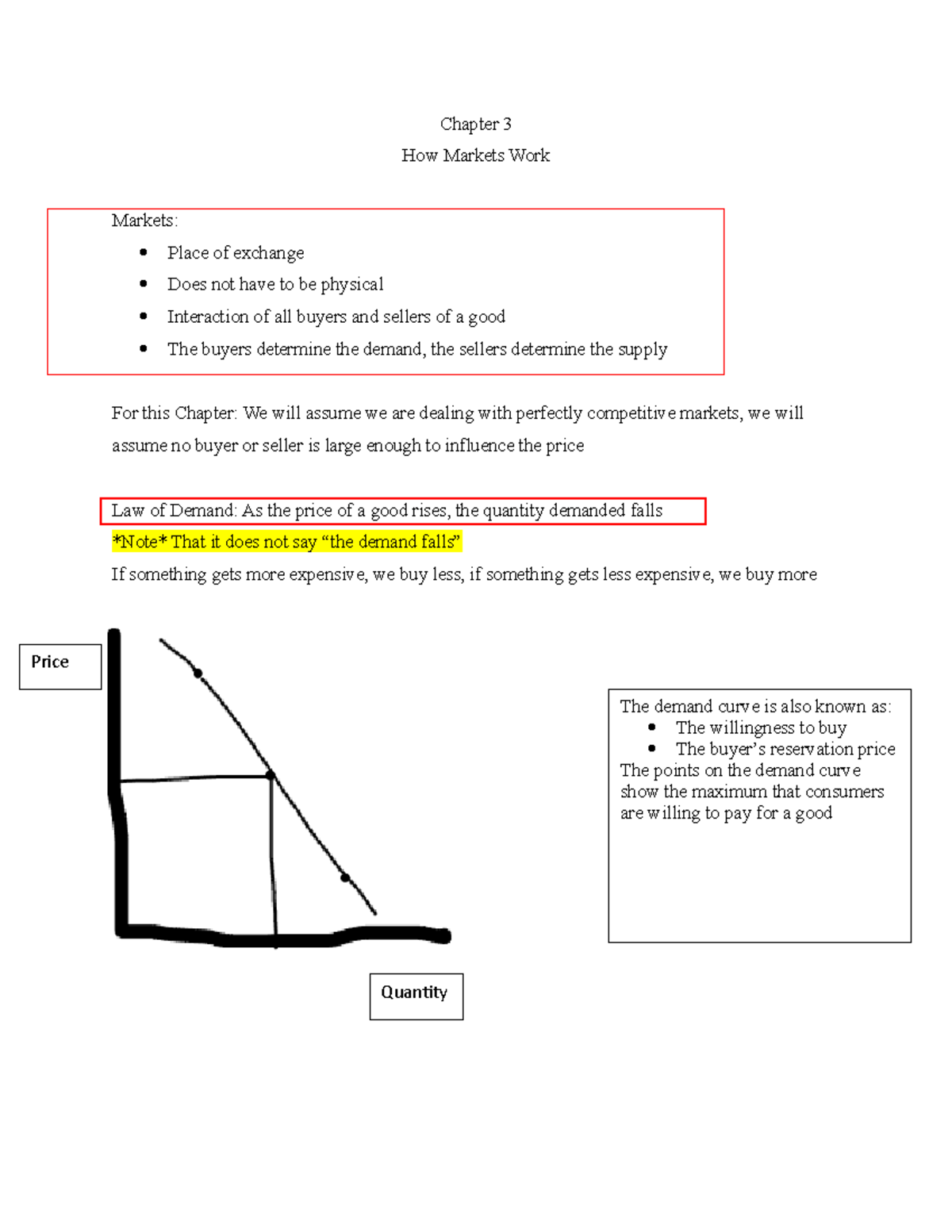 Chapter 3 How Markets Work - Chapter 3 How Markets Work Markets: Place ...