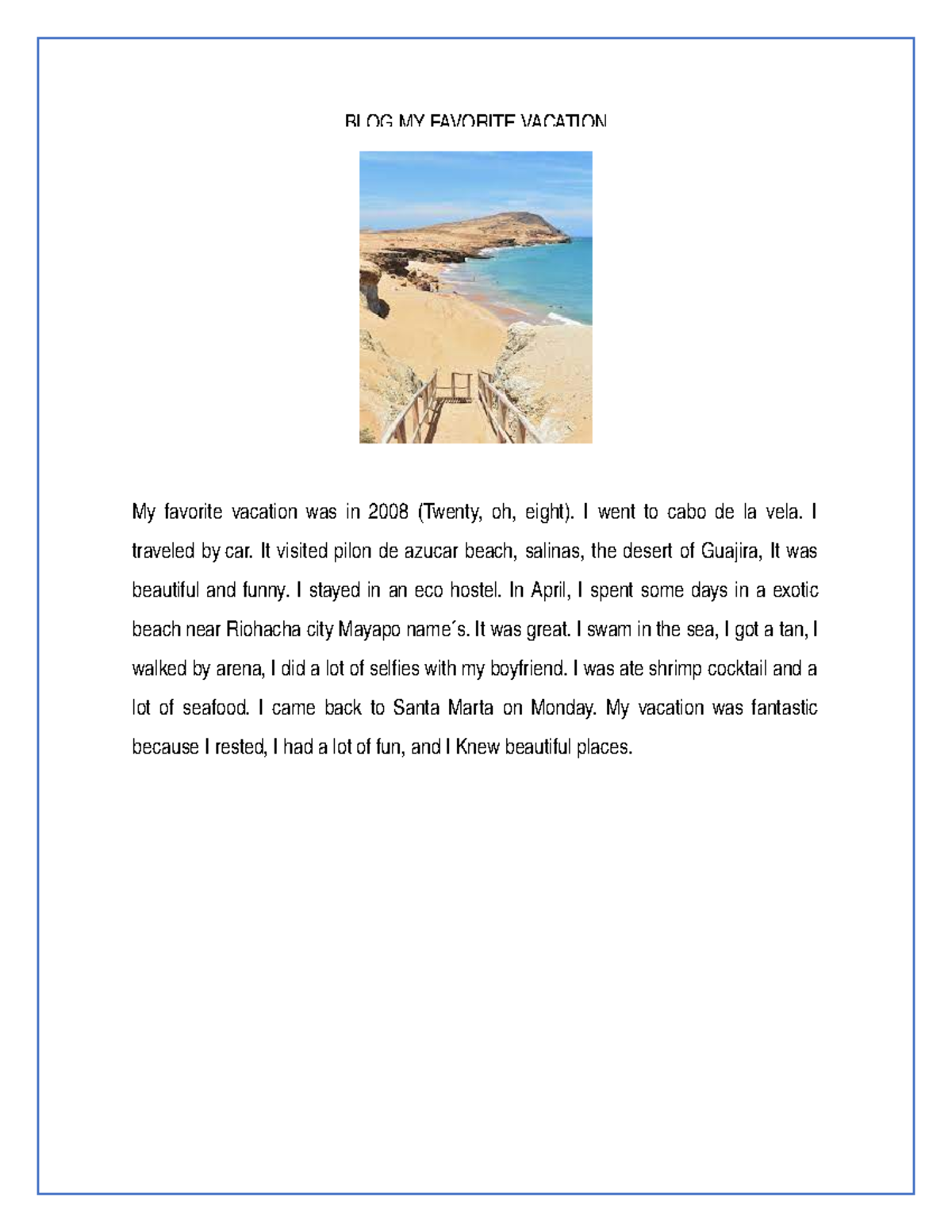 BLOG MY Favorite Vacation, English dot works 2 - BLOG MY FAVORITE ...