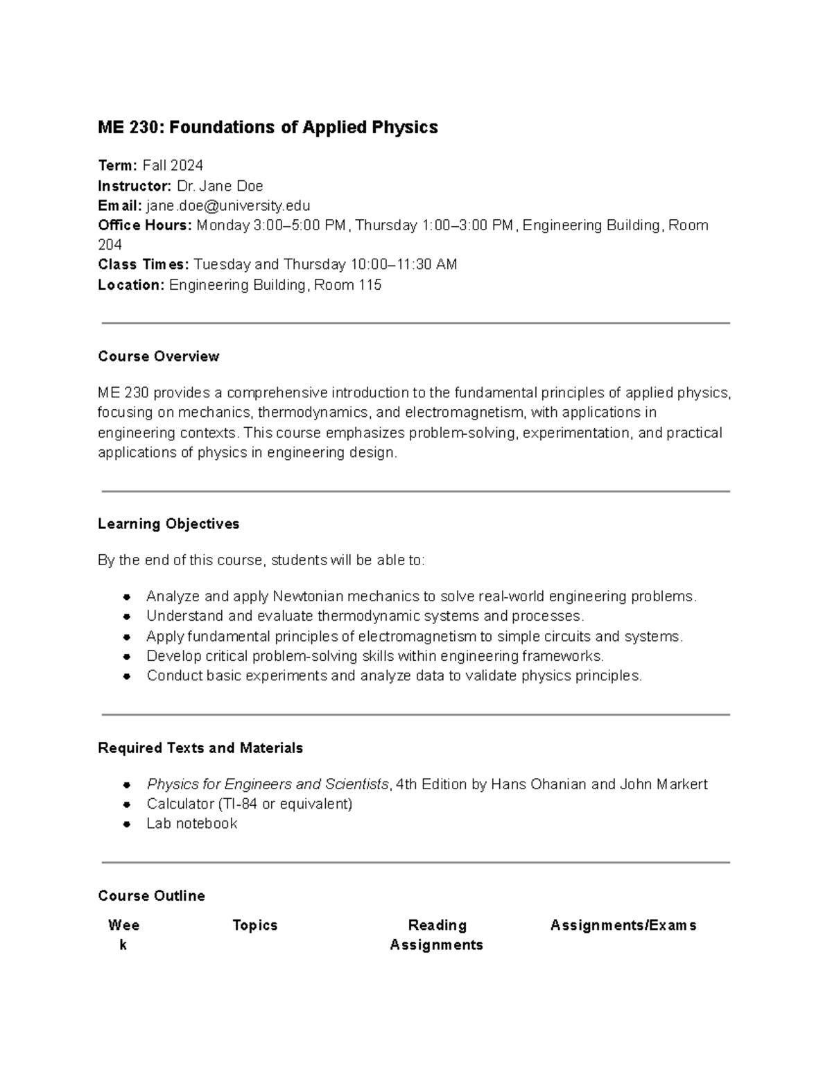 ME 230 Foundations of Applied Physics - MAT 270 - ASU - Studocu