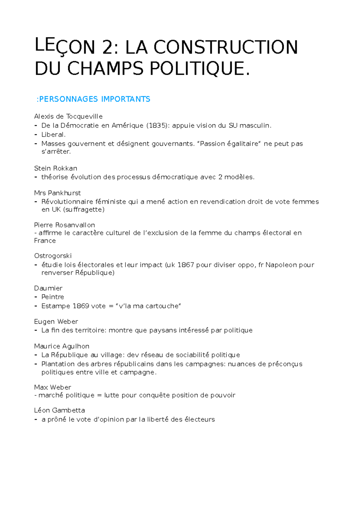 Fiche le Ã§on 2 sc po - prepa partiel l1 droit assas sc po - LEÇON 2 ...