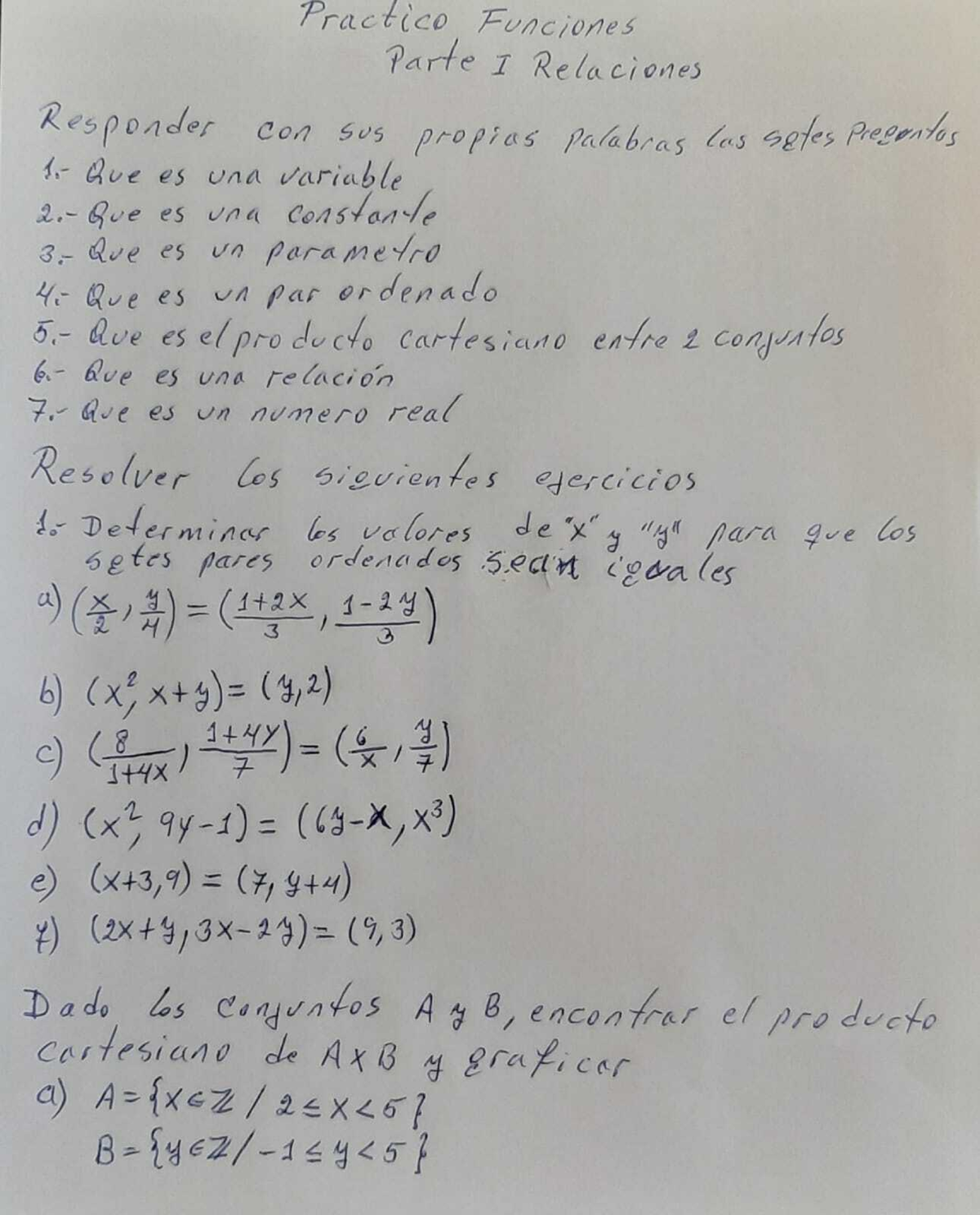 TP01 Funciones Parte I - ............................ - Practice ...