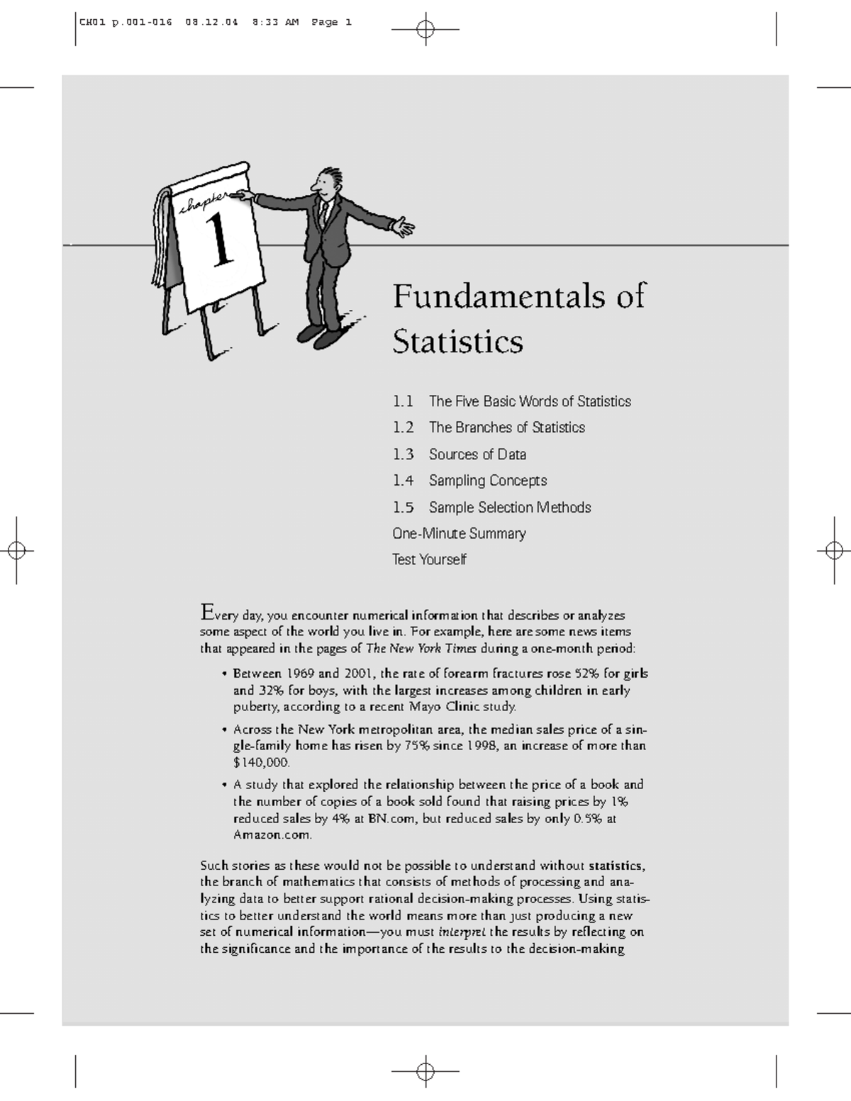 0131467573 - Fundamentals of Statistics - 1 The Five Basic Words of ...