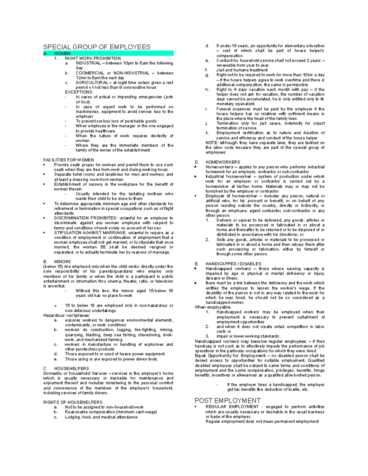 Labor Code Notice To Explain